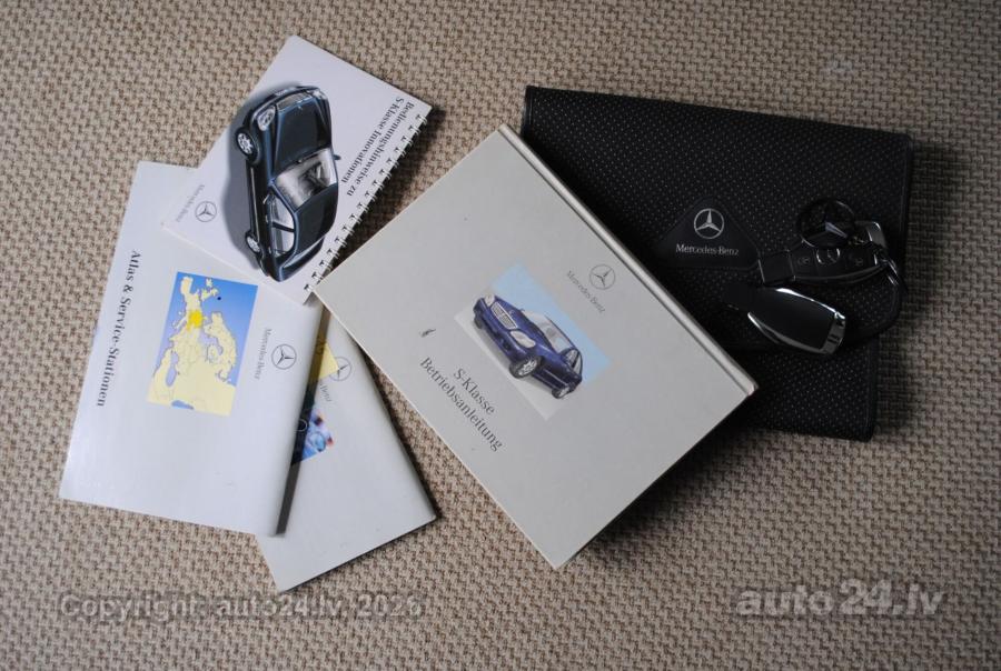 Mercedes-Benz S-Class 1998 in Voru, with an engine capacity of 4.30 L and mileage of 223 thousand km for 2850 €, photo 23 on AUTOMOTO.COM.LV