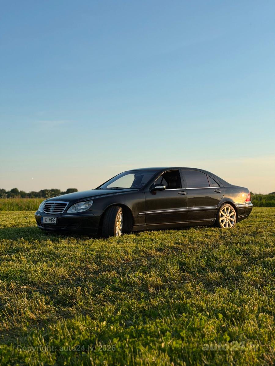 Mercedes-Benz S-Class 2004 in Tallinn, with an engine capacity of 4.00 L and mileage of 0 thousand km for 4500 €, photo 6 on AUTOMOTO.COM.LV