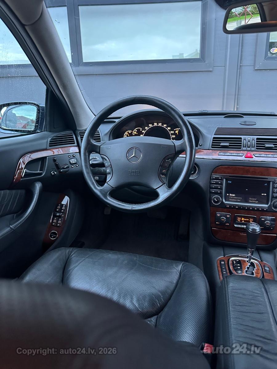 Mercedes-Benz S-Class 2004 in Tallinn, with an engine capacity of 3.20 L and mileage of 205 thousand km for 4499 €, photo 13 on AUTOMOTO.COM.LV