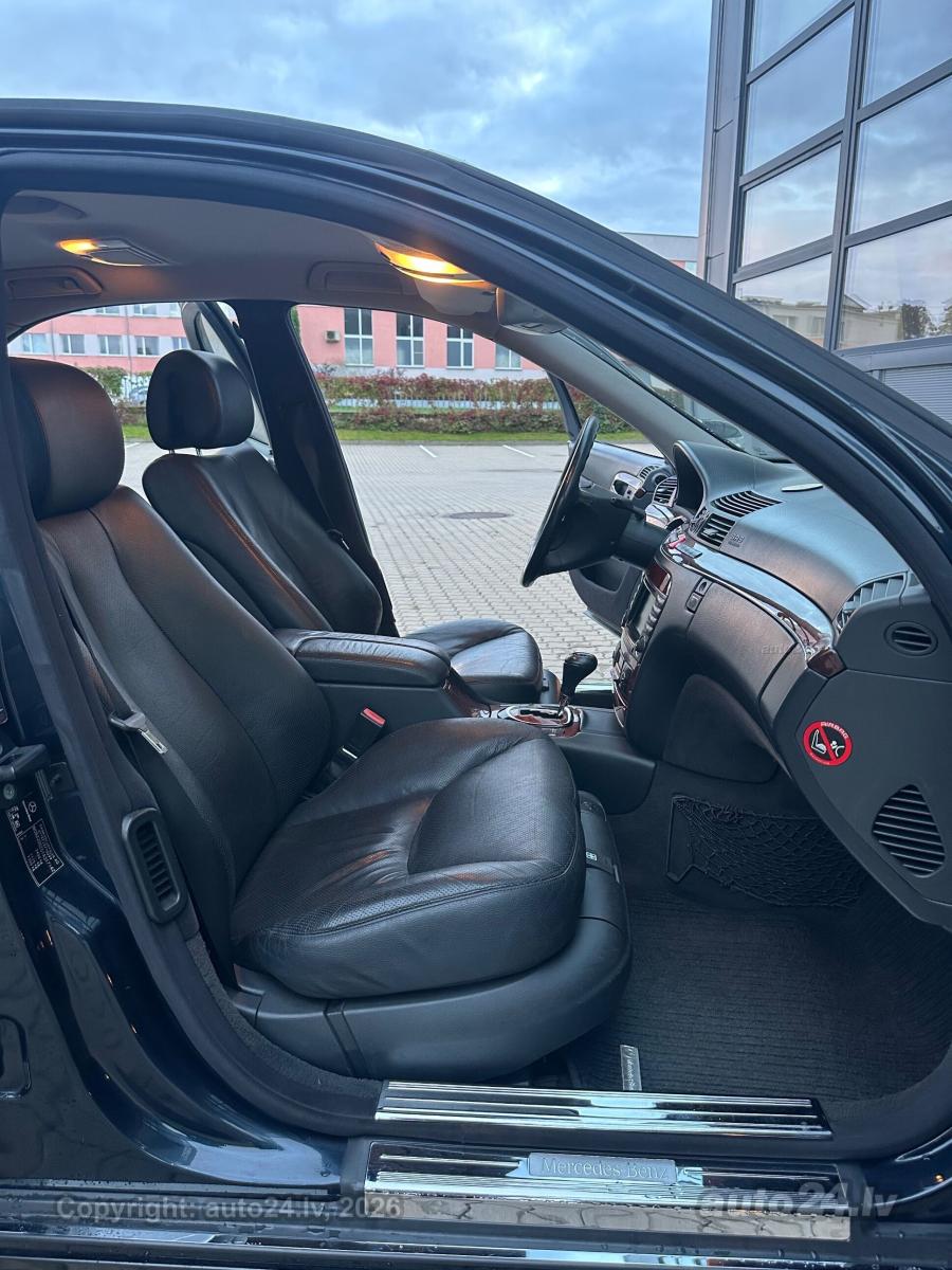Mercedes-Benz S-Class 2004 in Tallinn, with an engine capacity of 3.20 L and mileage of 205 thousand km for 4499 €, photo 16 on AUTOMOTO.COM.LV
