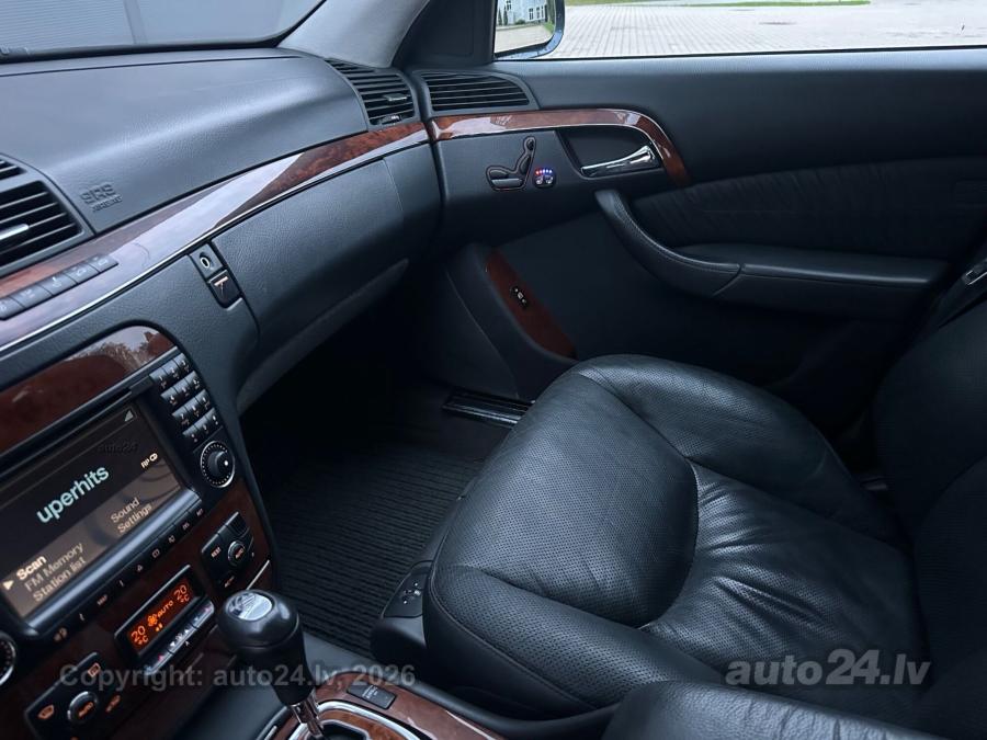Mercedes-Benz S-Class 2004 in Tallinn, with an engine capacity of 3.20 L and mileage of 205 thousand km for 4499 €, photo 22 on AUTOMOTO.COM.LV