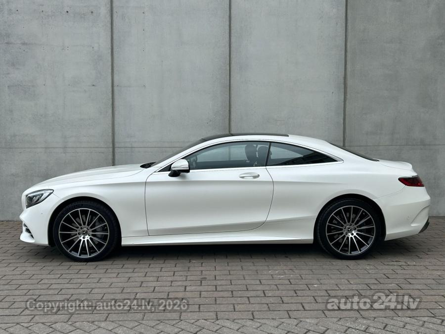 White Mercedes-Benz S-Class 2019 in Tallinn, with an engine capacity of 4.00 L and mileage of 76 thousand km for 74900 €, photo 7 on AUTOMOTO.COM.LV