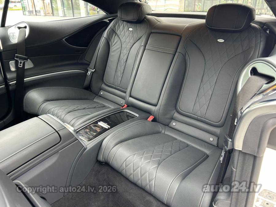 White Mercedes-Benz S-Class 2019 in Tallinn, with an engine capacity of 4.00 L and mileage of 76 thousand km for 74900 €, photo 10 on AUTOMOTO.COM.LV