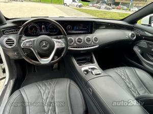 White Mercedes-Benz S-Class 2019 in Tallinn, with an engine capacity of 4.00 L and mileage of 76 thousand km for 74900 €, photo 12 on AUTOMOTO.COM.LV