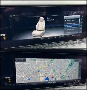 White Mercedes-Benz S-Class 2019 in Tallinn, with an engine capacity of 4.00 L and mileage of 76 thousand km for 74900 €, photo 23 on AUTOMOTO.COM.LV