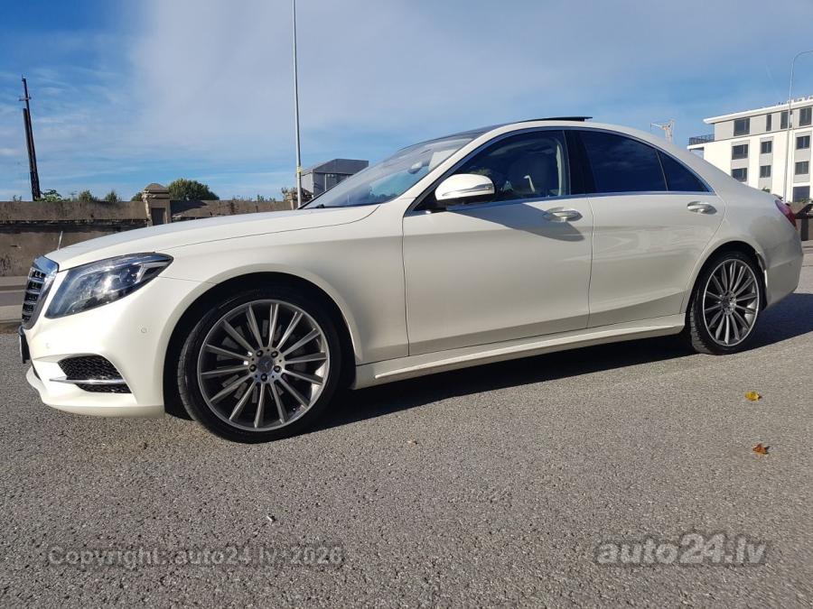 White Mercedes-Benz S-Class 2013 in Tallinn, with an engine capacity of 3.50 L and mileage of 224 thousand km for 20900 €, photo 3 on AUTOMOTO.COM.LV