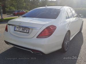 White Mercedes-Benz S-Class 2013 in Tallinn, with an engine capacity of 3.50 L and mileage of 224 thousand km for 20900 €, photo 5 on AUTOMOTO.COM.LV