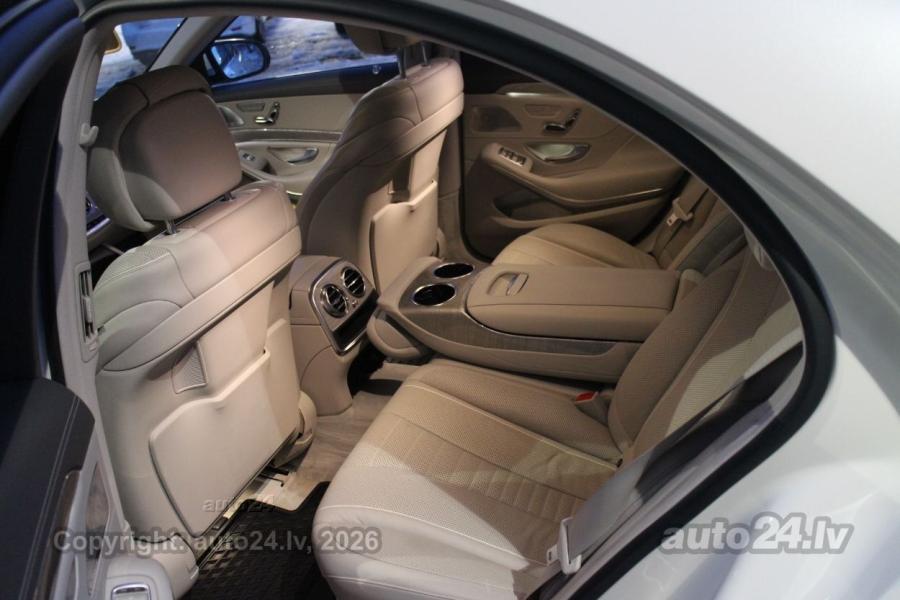 White Mercedes-Benz S-Class 2013 in Tallinn, with an engine capacity of 3.50 L and mileage of 224 thousand km for 20900 €, photo 6 on AUTOMOTO.COM.LV