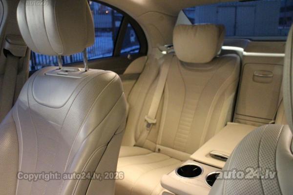 White Mercedes-Benz S-Class 2013 in Tallinn, with an engine capacity of 3.50 L and mileage of 224 thousand km for 20900 €, photo 6 on AUTOMOTO.COM.LV