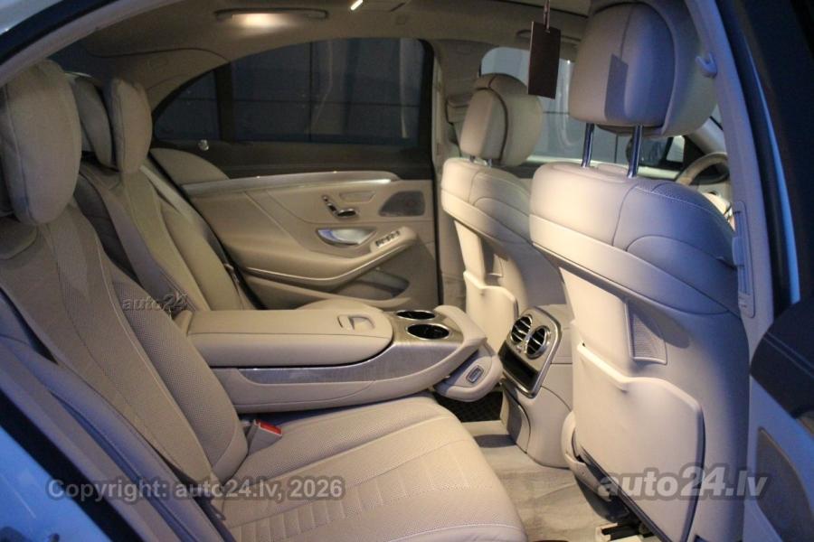 White Mercedes-Benz S-Class 2013 in Tallinn, with an engine capacity of 3.50 L and mileage of 224 thousand km for 20900 €, photo 8 on AUTOMOTO.COM.LV