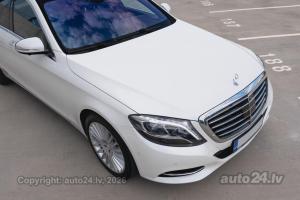 White Mercedes-Benz S-Class 2014 in Tallinn, with an engine capacity of 3.00 L and mileage of 140 thousand km for 31000 €, photo  on AUTOMOTO.COM.LV