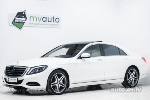 White Mercedes-Benz S-Class 2014 in Tallinn, with an engine capacity of 4.70 L and mileage of 191 thousand km for 24990 €, photo 1 on AUTOMOTO.COM.LV