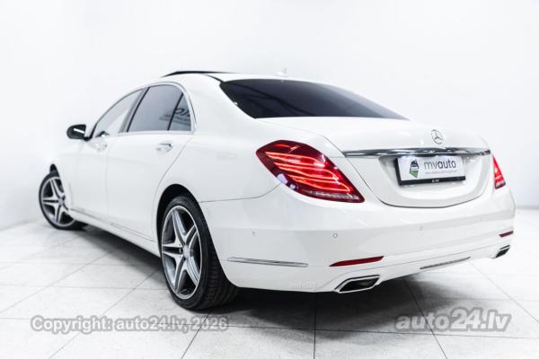 White Mercedes-Benz S-Class 2014 in Tallinn, with an engine capacity of 4.70 L and mileage of 191 thousand km for 24990 €, photo 8 on AUTOMOTO.COM.LV
