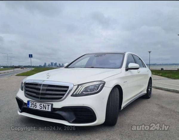 White Mercedes-Benz S-Class 2015 in Tallinn, with an engine capacity of 4.60 L and mileage of 195 thousand km for 25000 €, photo 2 on AUTOMOTO.COM.LV
