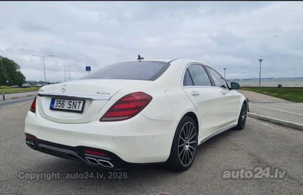 White Mercedes-Benz S-Class 2015 in Tallinn, with an engine capacity of 4.60 L and mileage of 195 thousand km for 25000 €, photo 4 on AUTOMOTO.COM.LV