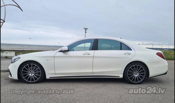 White Mercedes-Benz S-Class 2015 in Tallinn, with an engine capacity of 4.60 L and mileage of 195 thousand km for 25000 €, photo 5 on AUTOMOTO.COM.LV