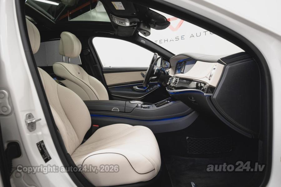 Balts Mercedes-Benz S-Class 2015 Tartu, ar dzinēja tilpumu 5.50 L un nobraukumu 106 tūkst. km par 88000 €, foto 10 vietnē AUTOMOTO.COM.LV