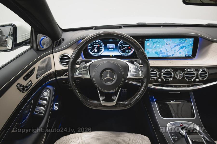 Balts Mercedes-Benz S-Class 2015 Tartu, ar dzinēja tilpumu 5.50 L un nobraukumu 106 tūkst. km par 88000 €, foto 12 vietnē AUTOMOTO.COM.LV
