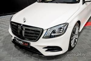 White Mercedes-Benz S-Class 2018 in Parnu, with an engine capacity of 2.90 L and mileage of 183 thousand km for 44900 €, photo 2 on AUTOMOTO.COM.LV