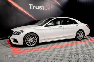 White Mercedes-Benz S-Class 2018 in Parnu, with an engine capacity of 2.90 L and mileage of 183 thousand km for 44900 €, photo 5 on AUTOMOTO.COM.LV