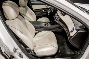 White Mercedes-Benz S-Class 2018 in Parnu, with an engine capacity of 2.90 L and mileage of 183 thousand km for 44900 €, photo 13 on AUTOMOTO.COM.LV