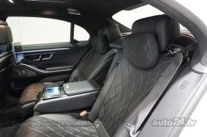 White Mercedes-Benz S-Class 2022 in Tallinn, with an engine capacity of 3.00 L and mileage of 61 thousand km for 92000 €, photo 18 on AUTOMOTO.COM.LV