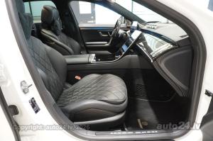 White Mercedes-Benz S-Class 2022 in Tallinn, with an engine capacity of 3.00 L and mileage of 61 thousand km for 92000 €, photo 21 on AUTOMOTO.COM.LV