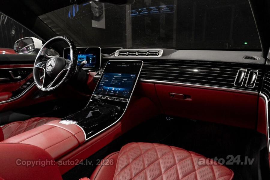 Balts Mercedes-Benz S-Class 2023 Rīga, ar dzinēja tilpumu 4.00 L un nobraukumu 68 tūkst. km par 125840 €, foto 12 vietnē AUTOMOTO.COM.LV