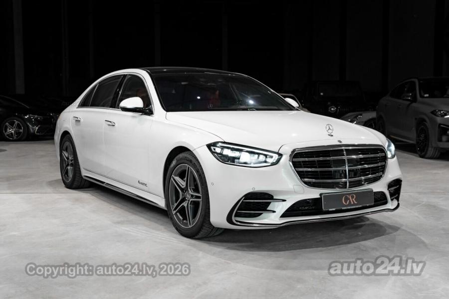 Balts Mercedes-Benz S-Class 2023 Rīga, ar dzinēja tilpumu 4.00 L un nobraukumu 68 tūkst. km par 125840 €, foto 3 vietnē AUTOMOTO.COM.LV