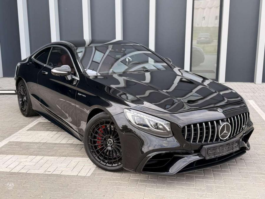 Черный Мерседес S63 AMG 2014 в Клайпеда, объемом двигателя 5.46 л и пробегом 151 тыс. км за 40000 €, фото 1 на AUTOMOTO.COM.LV