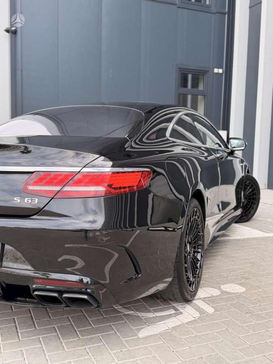 Черный Мерседес S63 AMG 2014 в Клайпеда, объемом двигателя 5.46 л и пробегом 151 тыс. км за 40000 €, фото 11 на AUTOMOTO.COM.LV