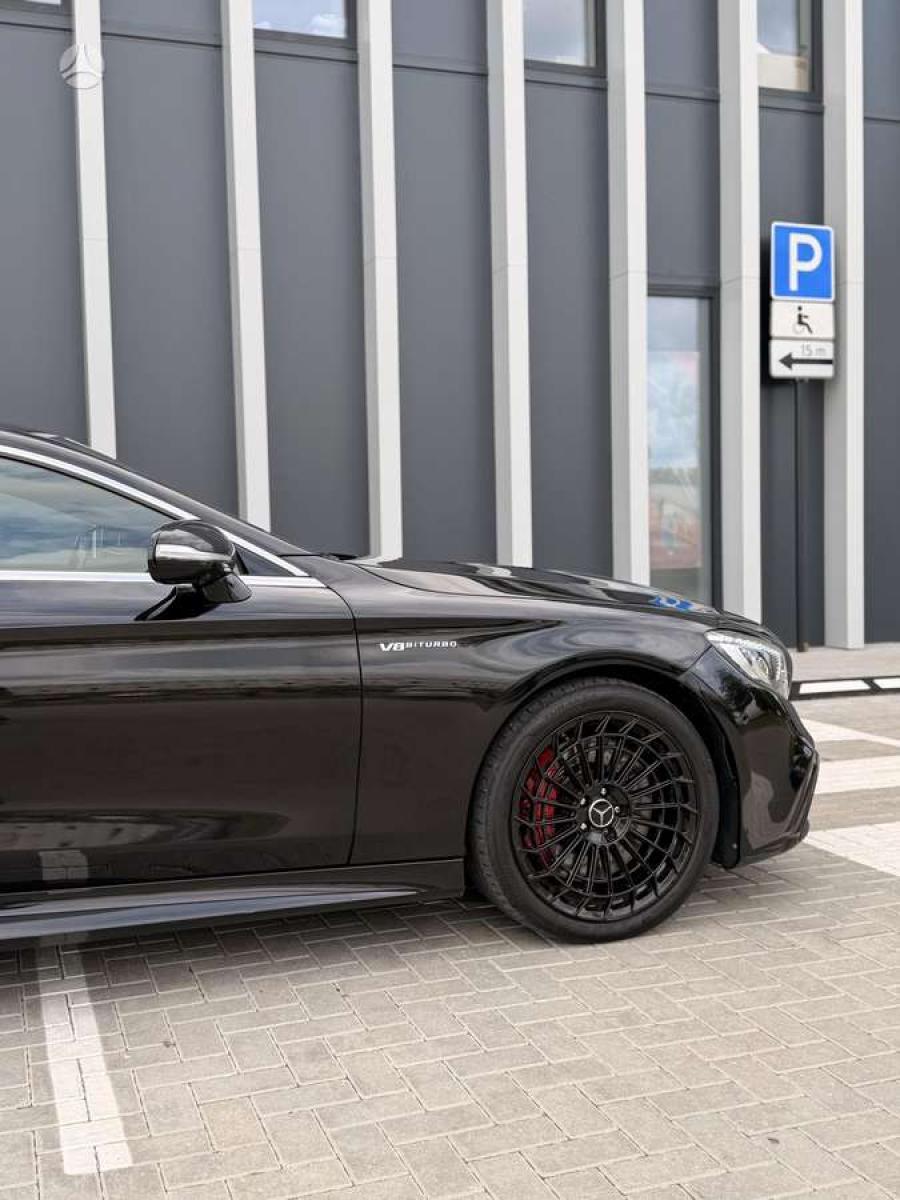 Черный Мерседес S63 AMG 2014 в Клайпеда, объемом двигателя 5.46 л и пробегом 151 тыс. км за 40000 €, фото 12 на AUTOMOTO.COM.LV