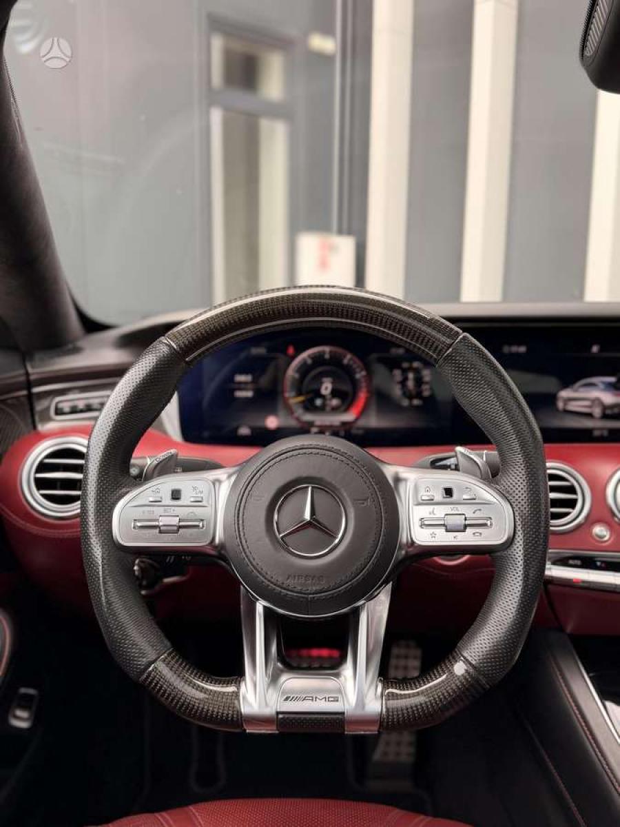 Черный Мерседес S63 AMG 2014 в Клайпеда, объемом двигателя 5.46 л и пробегом 151 тыс. км за 40000 €, фото 21 на AUTOMOTO.COM.LV