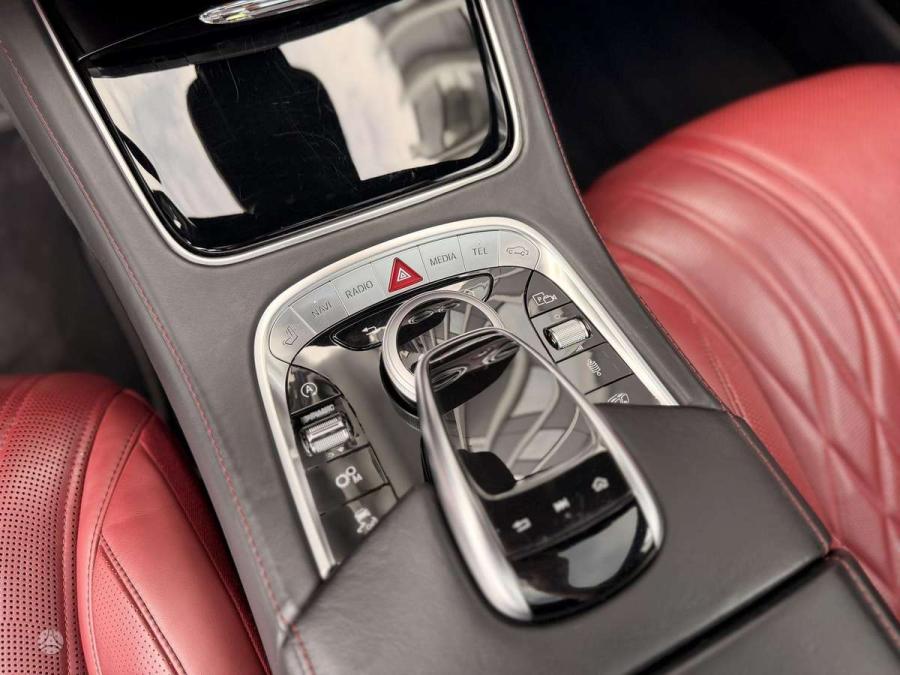 Черный Мерседес S63 AMG 2014 в Клайпеда, объемом двигателя 5.46 л и пробегом 151 тыс. км за 40000 €, фото 33 на AUTOMOTO.COM.LV