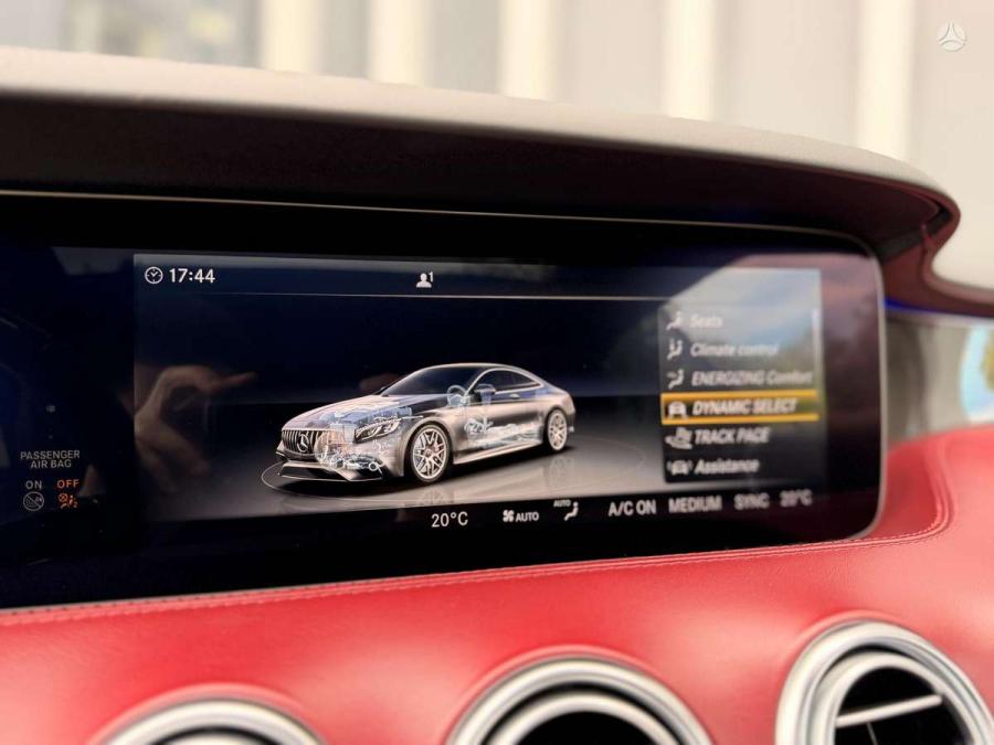 Черный Мерседес S63 AMG 2014 в Клайпеда, объемом двигателя 5.46 л и пробегом 151 тыс. км за 40000 €, фото 37 на AUTOMOTO.COM.LV