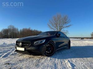 Melns Mercedes-Benz S63 AMG 2015 Rīga, ar dzinēja tilpumu 5.50 L un nobraukumu 59 tūkst. km par 59990 €, foto  vietnē AUTOMOTO.COM.LV