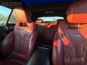 Melns Mercedes-Benz S63 AMG 2015 Rīga, ar dzinēja tilpumu 5.50 L un nobraukumu 59 tūkst. km par 59990 €, foto 7 vietnē AUTOMOTO.COM.LV