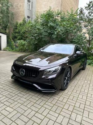 Melns Mercedes-Benz S63 AMG 2015 Rīga, ar dzinēja tilpumu 5.50 L un nobraukumu 0 tūkst. km par 48000 €, foto  vietnē AUTOMOTO.COM.LV