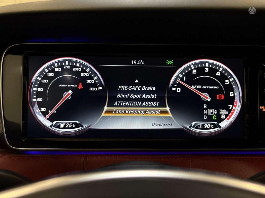 Черный Мерседес S63 AMG 2015 в Вильнюс, объемом двигателя 5.46 л и пробегом 98 тыс. км за 54990 €, фото 33 на AUTOMOTO.COM.LV