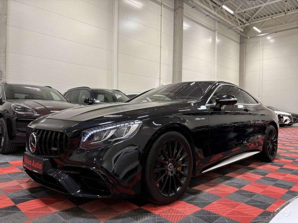 Melns Mercedes-Benz S63 AMG 2015 Viļņa, ar dzinēja tilpumu 5.46 L un nobraukumu 98 tūkst. km par 54990 €, foto 1 vietnē AUTOMOTO.COM.LV