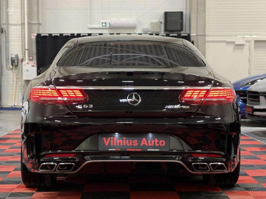 Черный Мерседес S63 AMG 2015 в Вильнюс, объемом двигателя 5.46 л и пробегом 98 тыс. км за 54990 €, фото 6 на AUTOMOTO.COM.LV