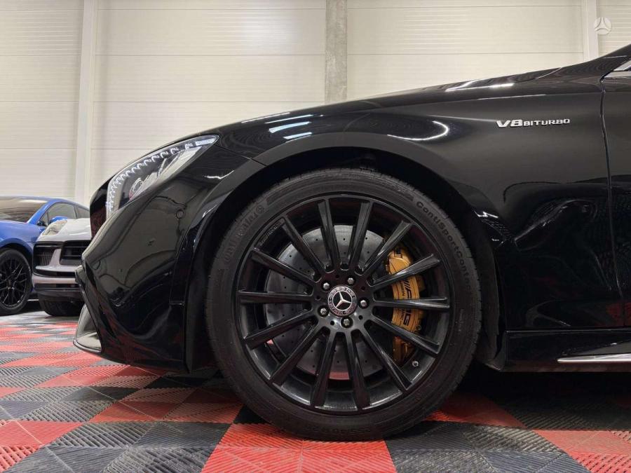 Черный Мерседес S63 AMG 2015 в Вильнюс, объемом двигателя 5.46 л и пробегом 98 тыс. км за 54990 €, фото 10 на AUTOMOTO.COM.LV