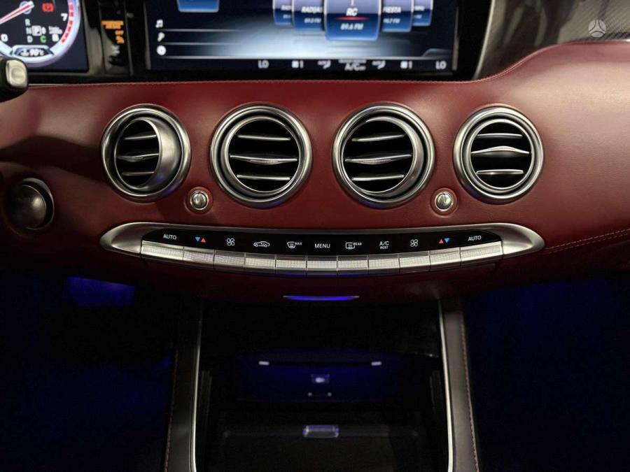 Черный Мерседес S63 AMG 2015 в Вильнюс, объемом двигателя 5.46 л и пробегом 98 тыс. км за 54990 €, фото 38 на AUTOMOTO.COM.LV
