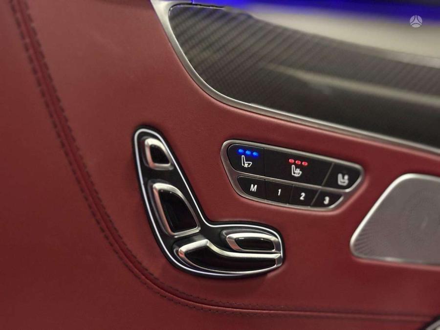 Черный Мерседес S63 AMG 2015 в Вильнюс, объемом двигателя 5.46 л и пробегом 98 тыс. км за 52990 €, фото 14 на AUTOMOTO.COM.LV