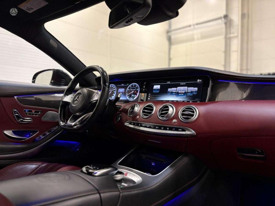 Черный Мерседес S63 AMG 2015 в Вильнюс, объемом двигателя 5.46 л и пробегом 98 тыс. км за 52990 €, фото 20 на AUTOMOTO.COM.LV