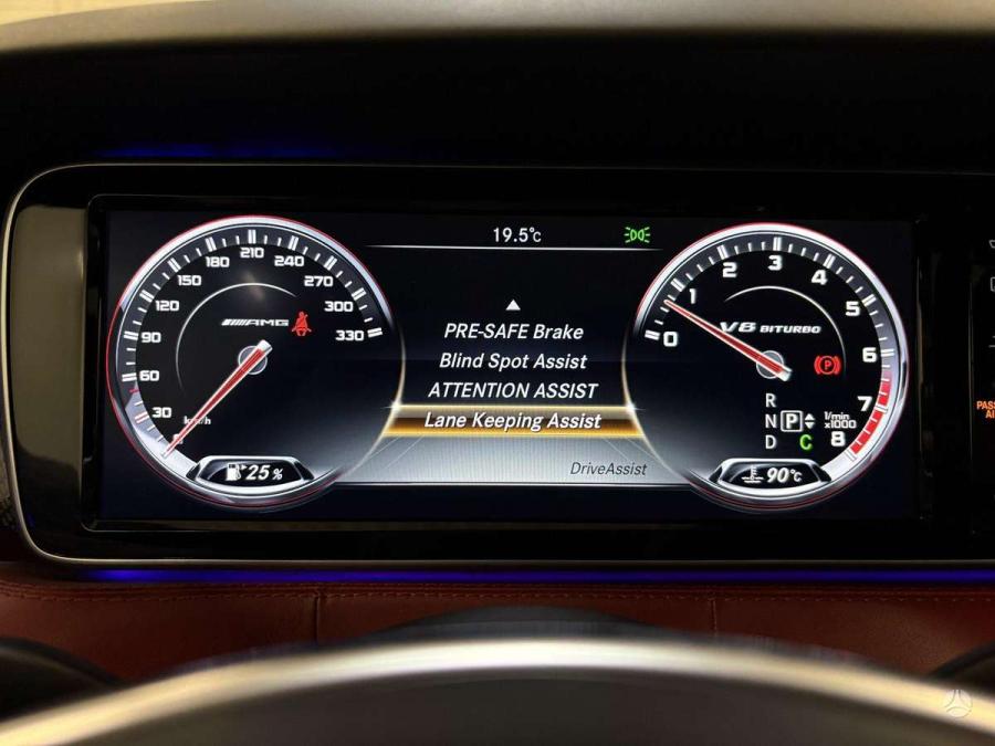 Черный Мерседес S63 AMG 2015 в Вильнюс, объемом двигателя 5.46 л и пробегом 98 тыс. км за 52990 €, фото 26 на AUTOMOTO.COM.LV