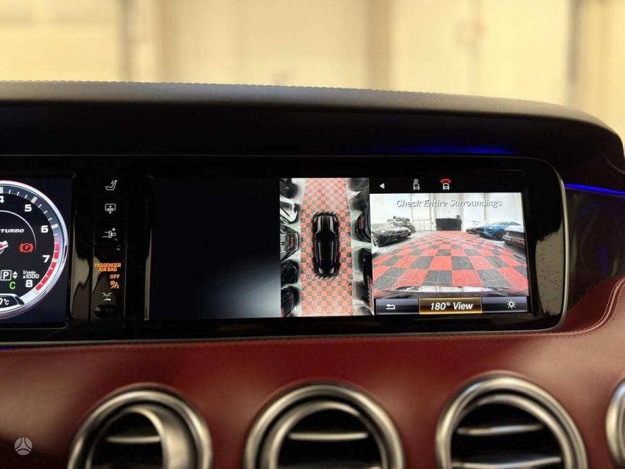 Черный Мерседес S63 AMG 2015 в Вильнюс, объемом двигателя 5.46 л и пробегом 98 тыс. км за 52990 €, фото 32 на AUTOMOTO.COM.LV