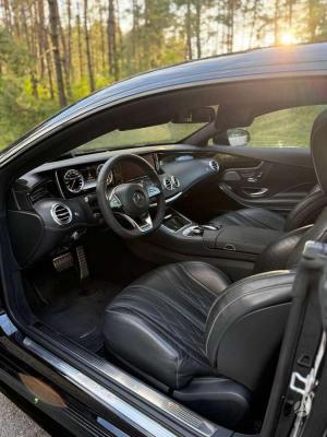 Черный Мерседес S63 AMG 2016 в Укмерге, объемом двигателя 5.46 л и пробегом 155 тыс. км за 49500 €, фото 12 на AUTOMOTO.COM.LV