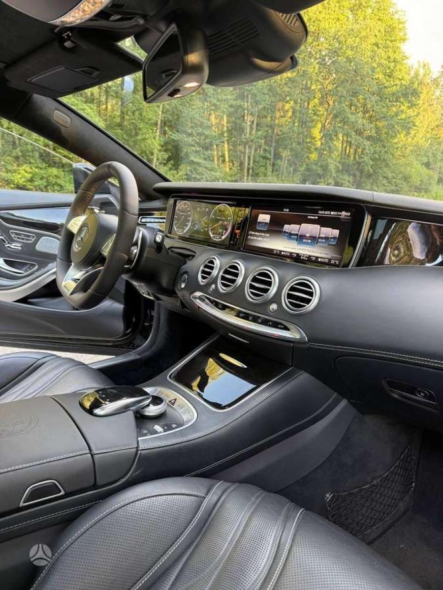 Черный Мерседес S63 AMG 2016 в Укмерге, объемом двигателя 5.46 л и пробегом 155 тыс. км за 49500 €, фото 21 на AUTOMOTO.COM.LV