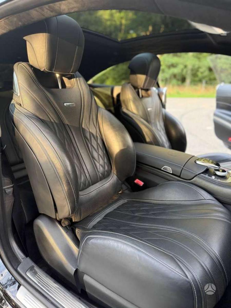 Черный Мерседес S63 AMG 2016 в Укмерге, объемом двигателя 5.46 л и пробегом 155 тыс. км за 49500 €, фото 22 на AUTOMOTO.COM.LV
